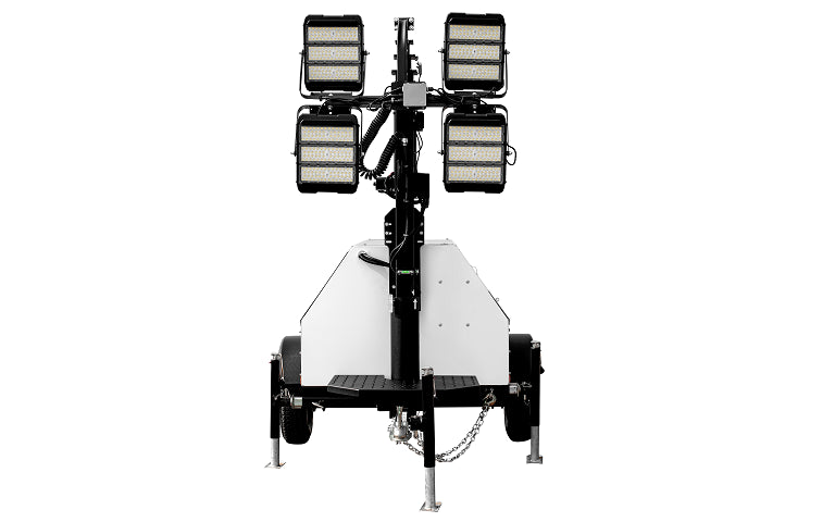 Generac | MLT4200IVLED-STD4, Diesel 20kW LED Light Tower Isuzu engine ...