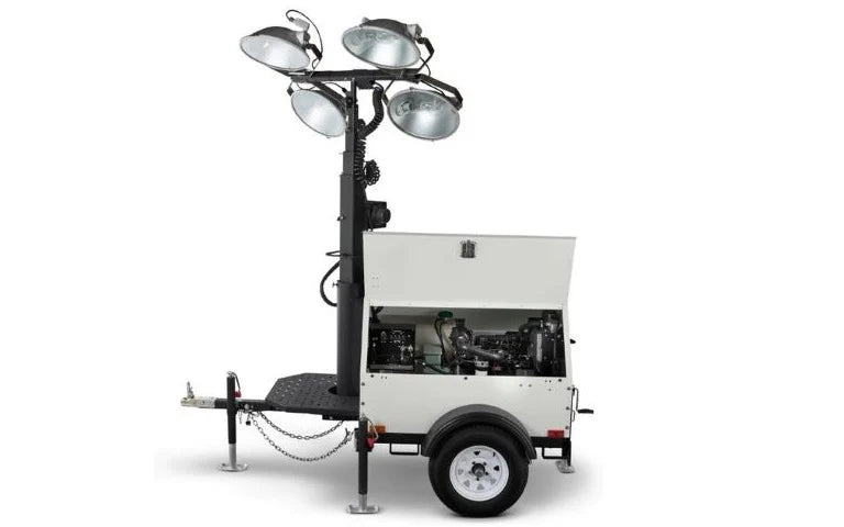Generac | MLT4200IVLED-STD4, Diesel 20kW LED Light Tower Isuzu engine ...